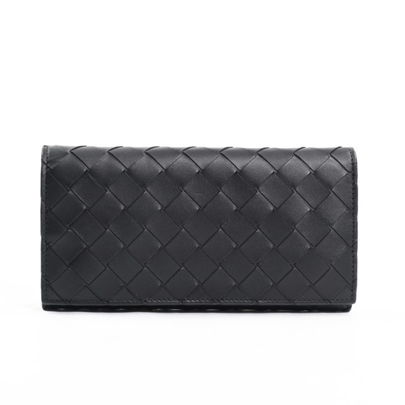 Bottega Veneta | Bags | Bottega Veneta Bifold Long Wallet Black | Poshmark